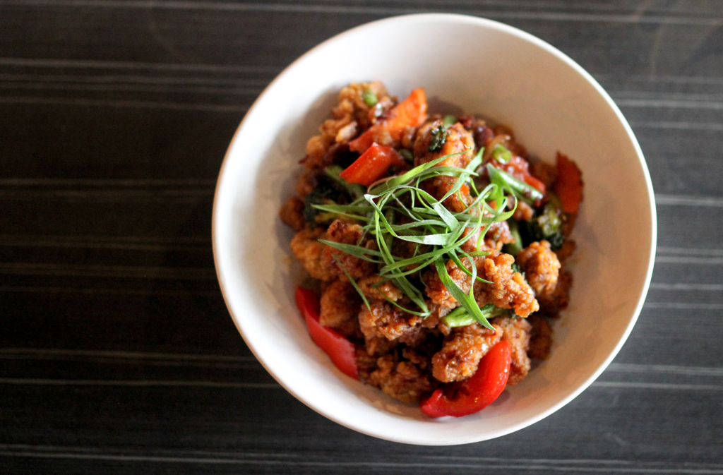 Basil Chilli Chicken Fried Rice - Hypnothaized